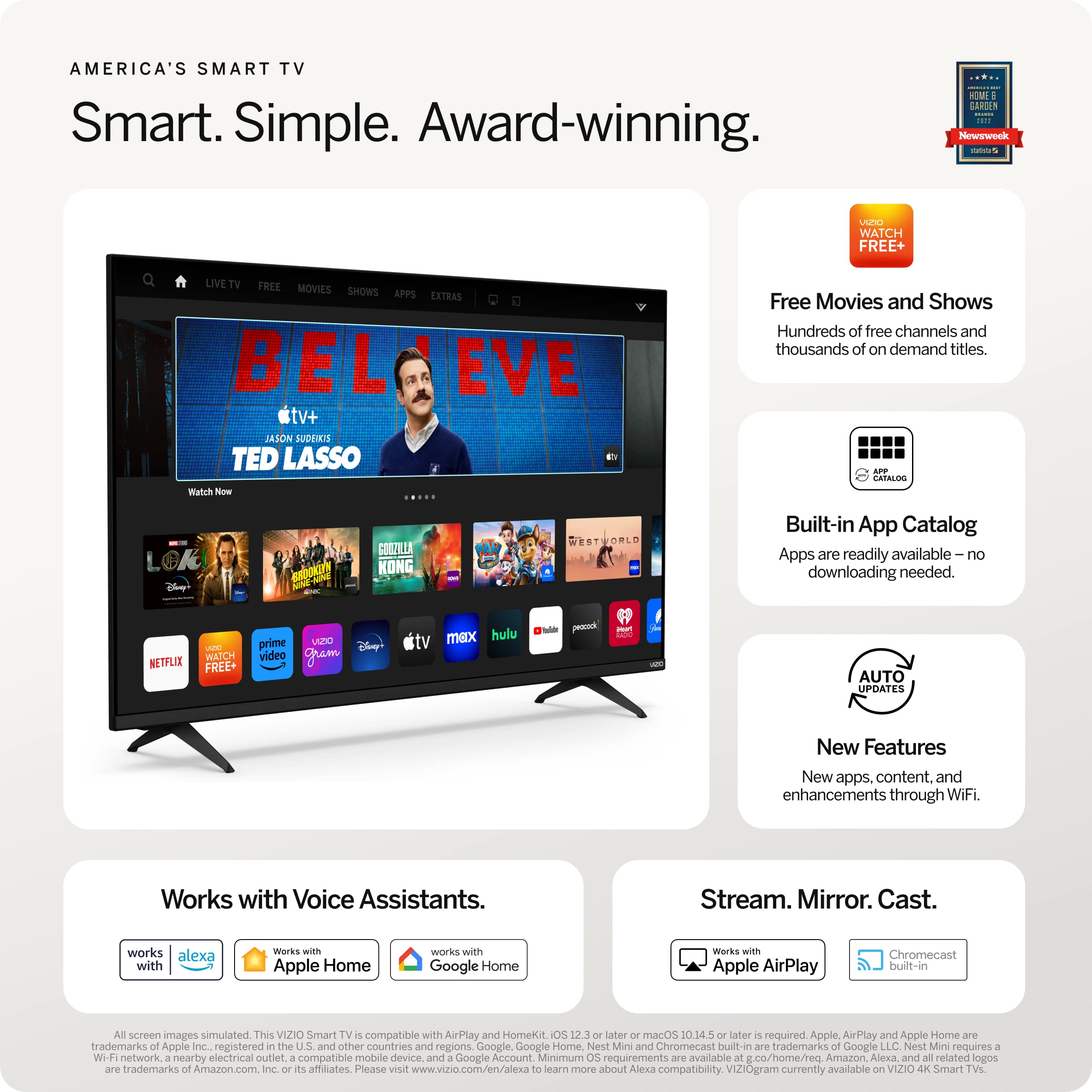 VIZIO 43-inch V-Series 4K LED...B0B27TVRDC | Encarguelo.com