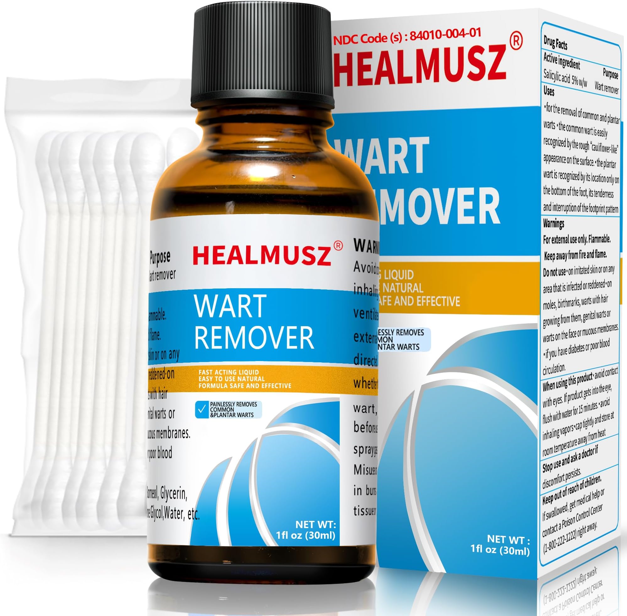 Amazon.com: HEALMUSZ Plantar Warts Remover for Feet, Compound W Wart ...