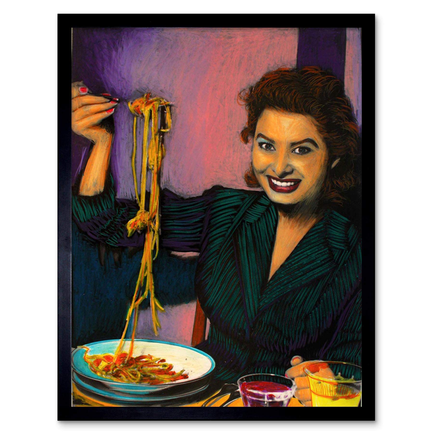 Spaghetti Painting