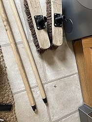 Heavy Duty Metal Broom Brush Handle Bracket With Adjustable Brace ...