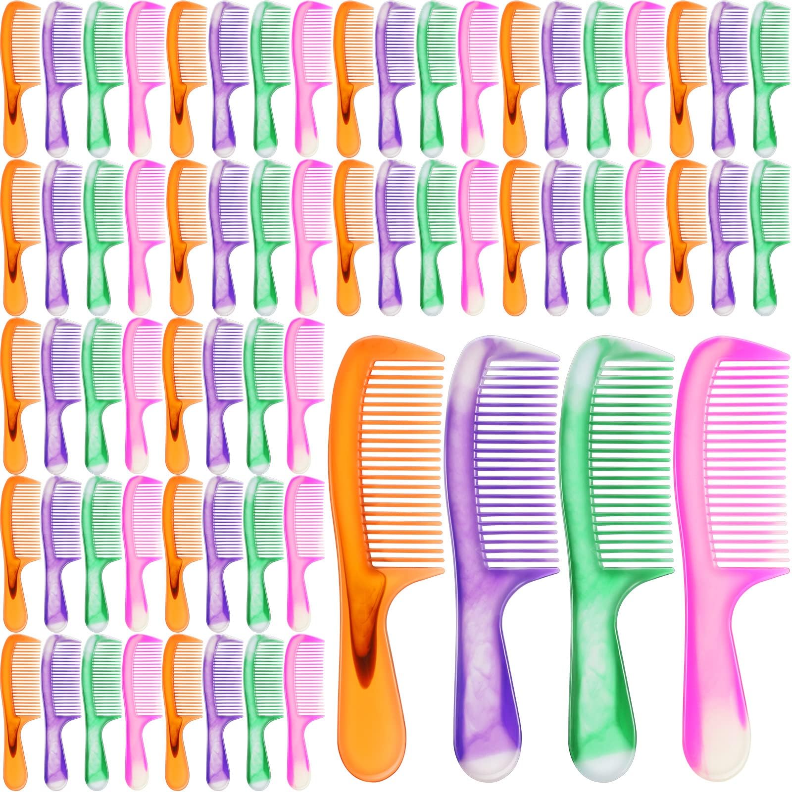 Amazon.com : Nuogo 100 Pcs Individually Wrapped Hair Combs Disposable ...