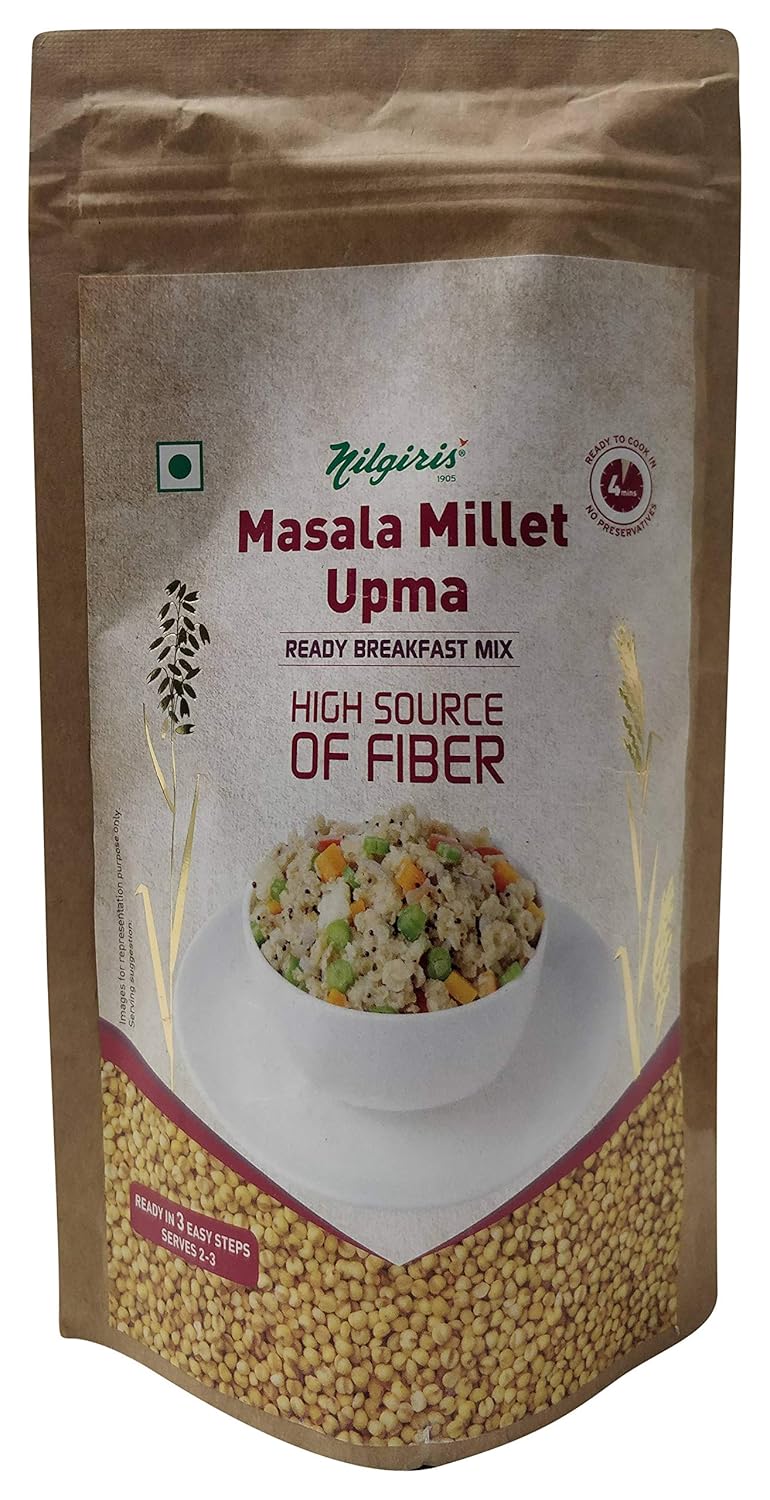Nilgiris Instant Masala Millet Upma Mix, 140g : Amazon.in: Grocery ...