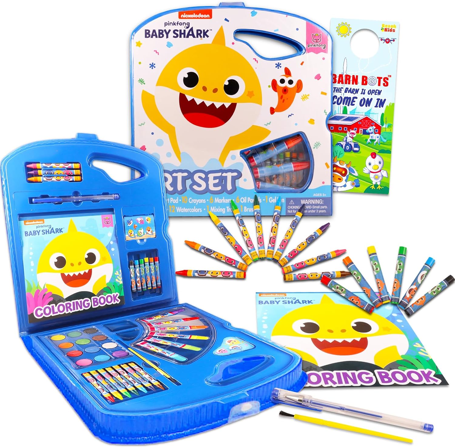 Brandclub - Baby Shark Coloring and Activity Kit - Bundle with Baby ...