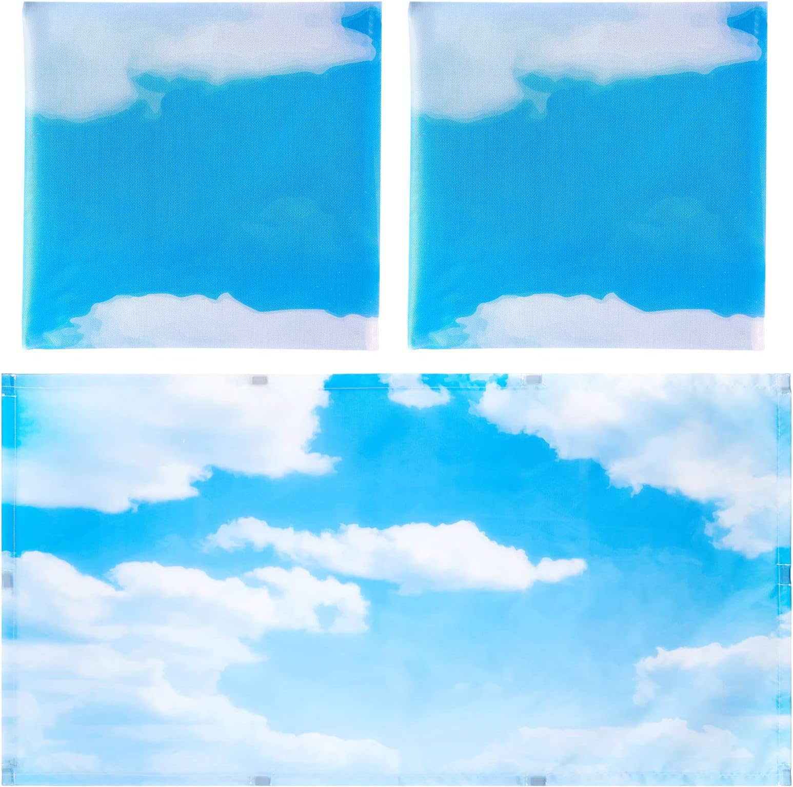 Kittmip 6 Pcs Fluorescent Light Covers with 48 Magnets Decorative ...