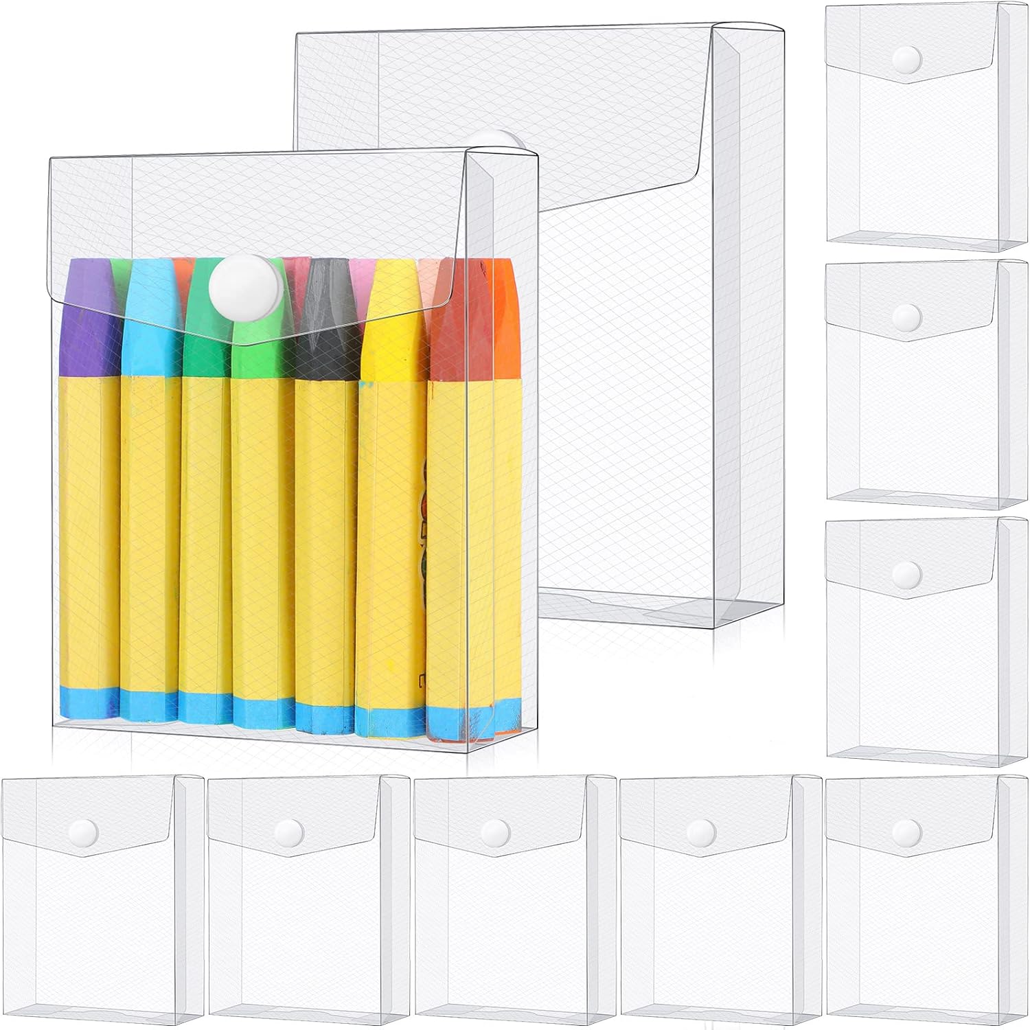 Amazon.com: Pajean 10 Pieces Crayon Storage Containers Back to School ...
