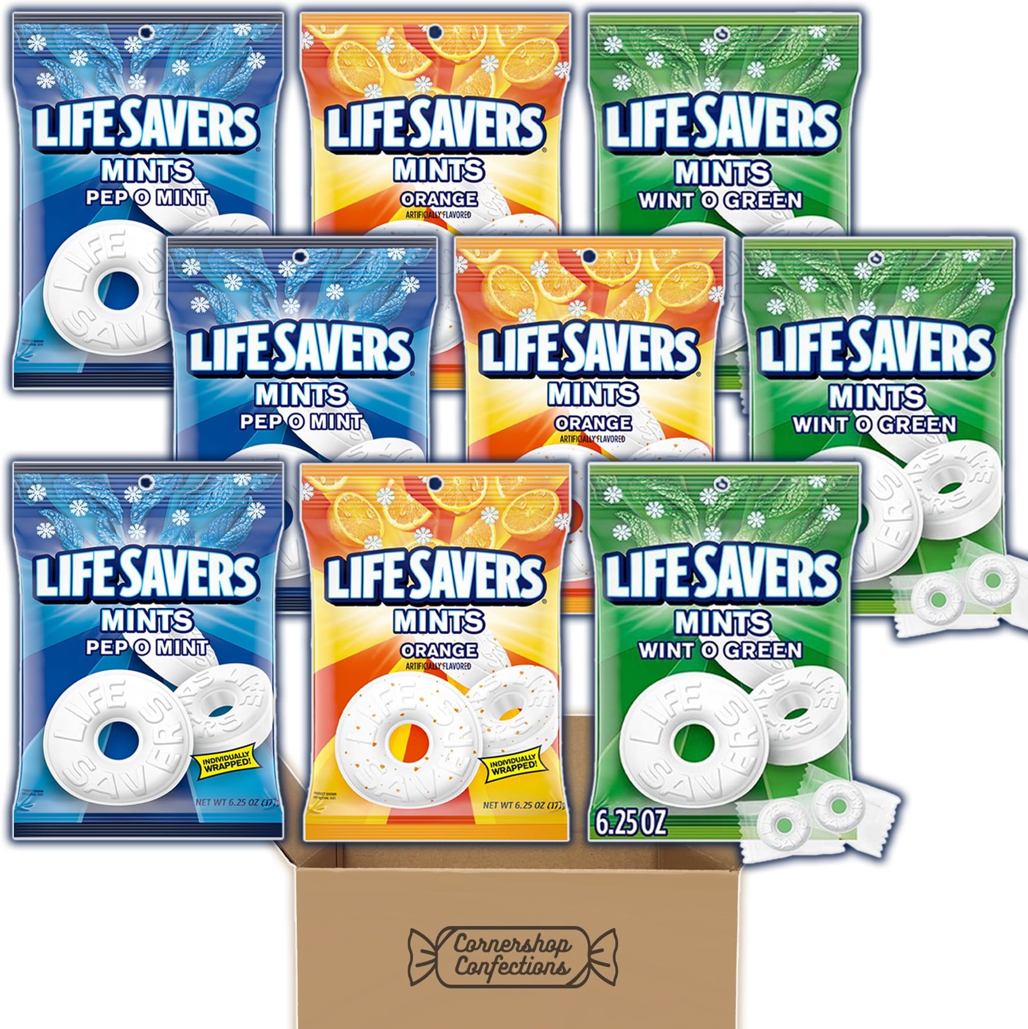 Amazon.com : LifeSavers Orange Mints Candy Bag, 13 oz : Grocery ...