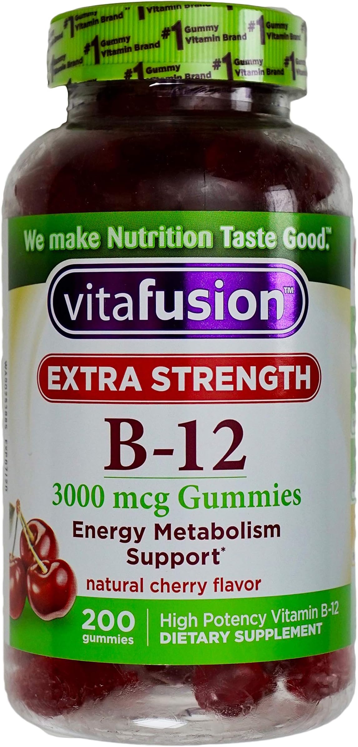 Amazon.com: Vitafusion Extra Strength B12 Gummy Vitamins (200 Count ...