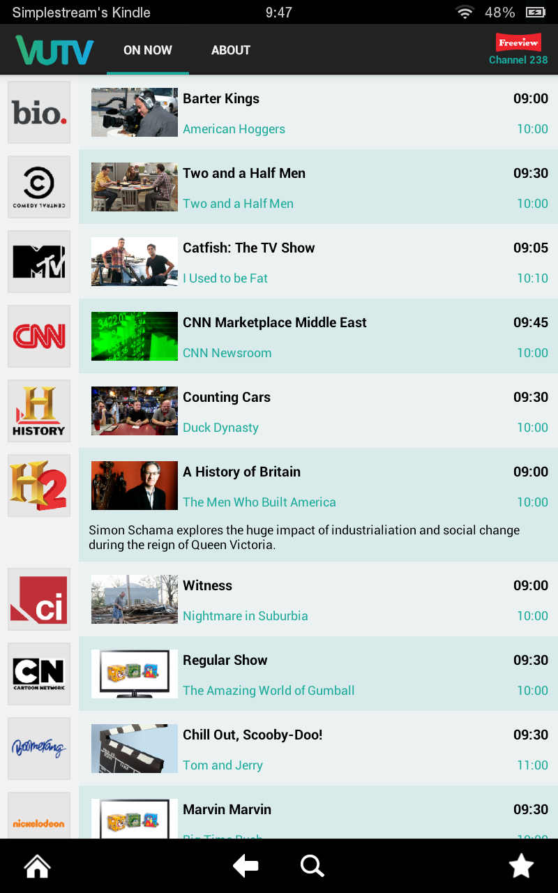 VuTV - App on Amazon Appstore