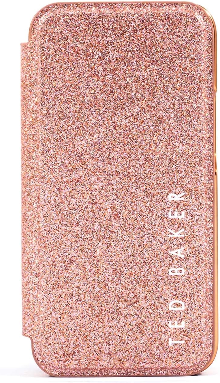 Ted Baker Flower Border Mirror Folio Case Compatible with iPhone 15 ...