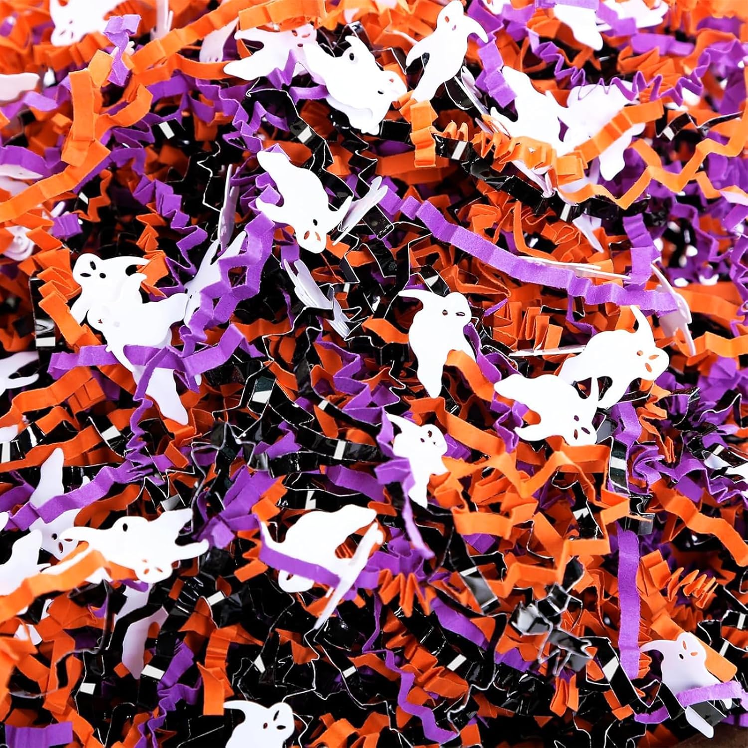 Amazon.com: PAPER FAIR 1LB Halloween Metallic Black Orange Purple ...