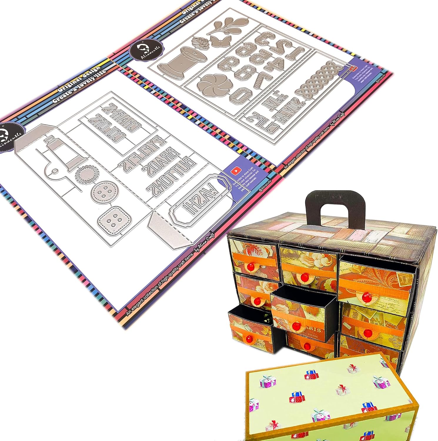 Amazon.com : Alinacutle Metal Die Cut,Cutting Dies,Handmade Card ...