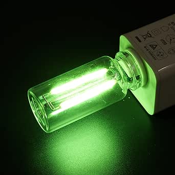 Amazon.co.jp: prendre USB LED ライト レトロ風 ガラス ボトル 調光機能 USB給電 タッチスイッチ 車内 室内 オフィス キャンプ 小型 軽量 （グリーン ...