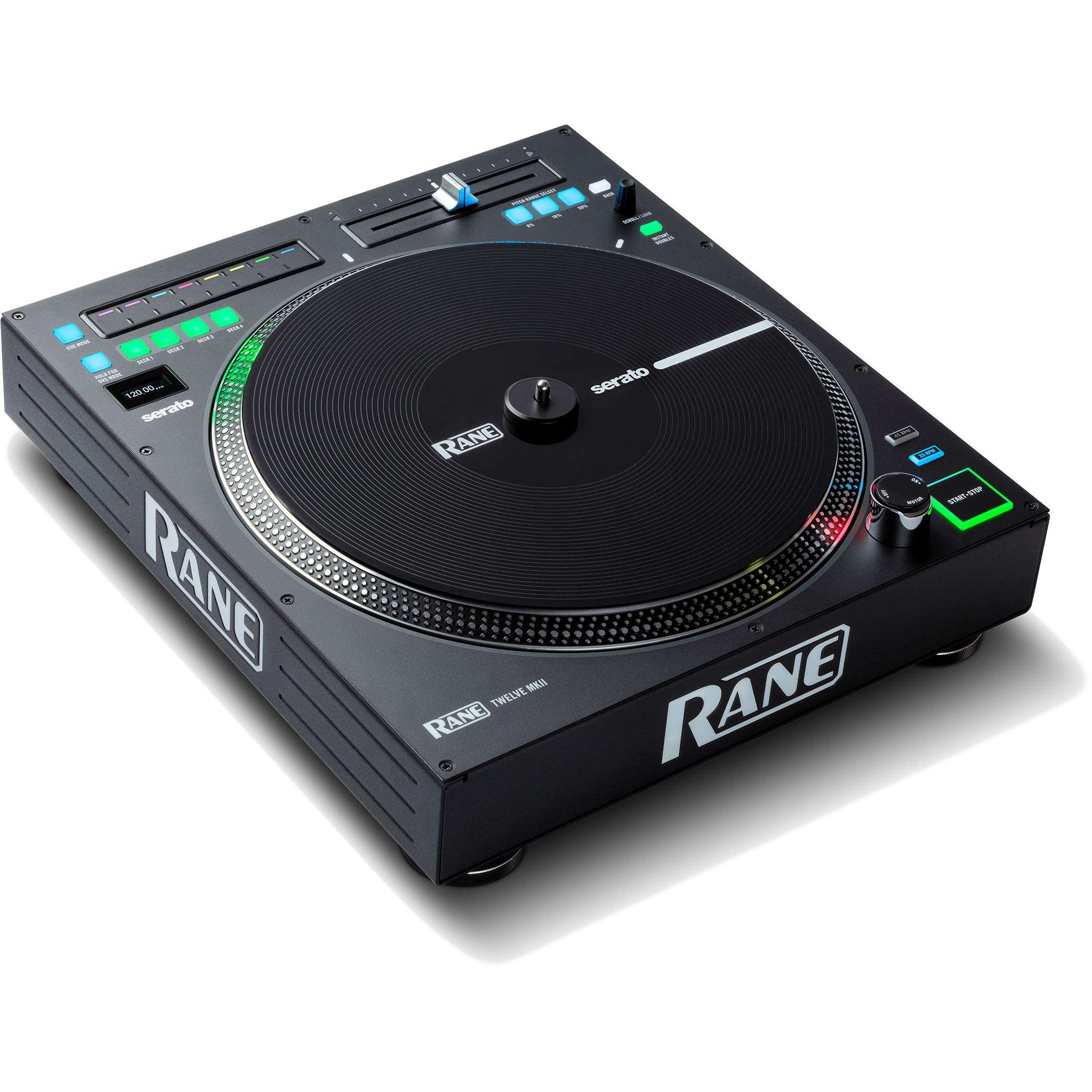RANE TWELVE MKII - 12-Inch Motorized Vinyl Like DJ MIDI Controller ...