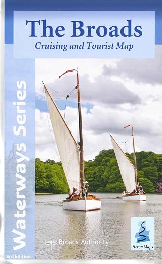 Outstanding Map Distributors Ltd Laminated Waterproof Heron Norfolk ...