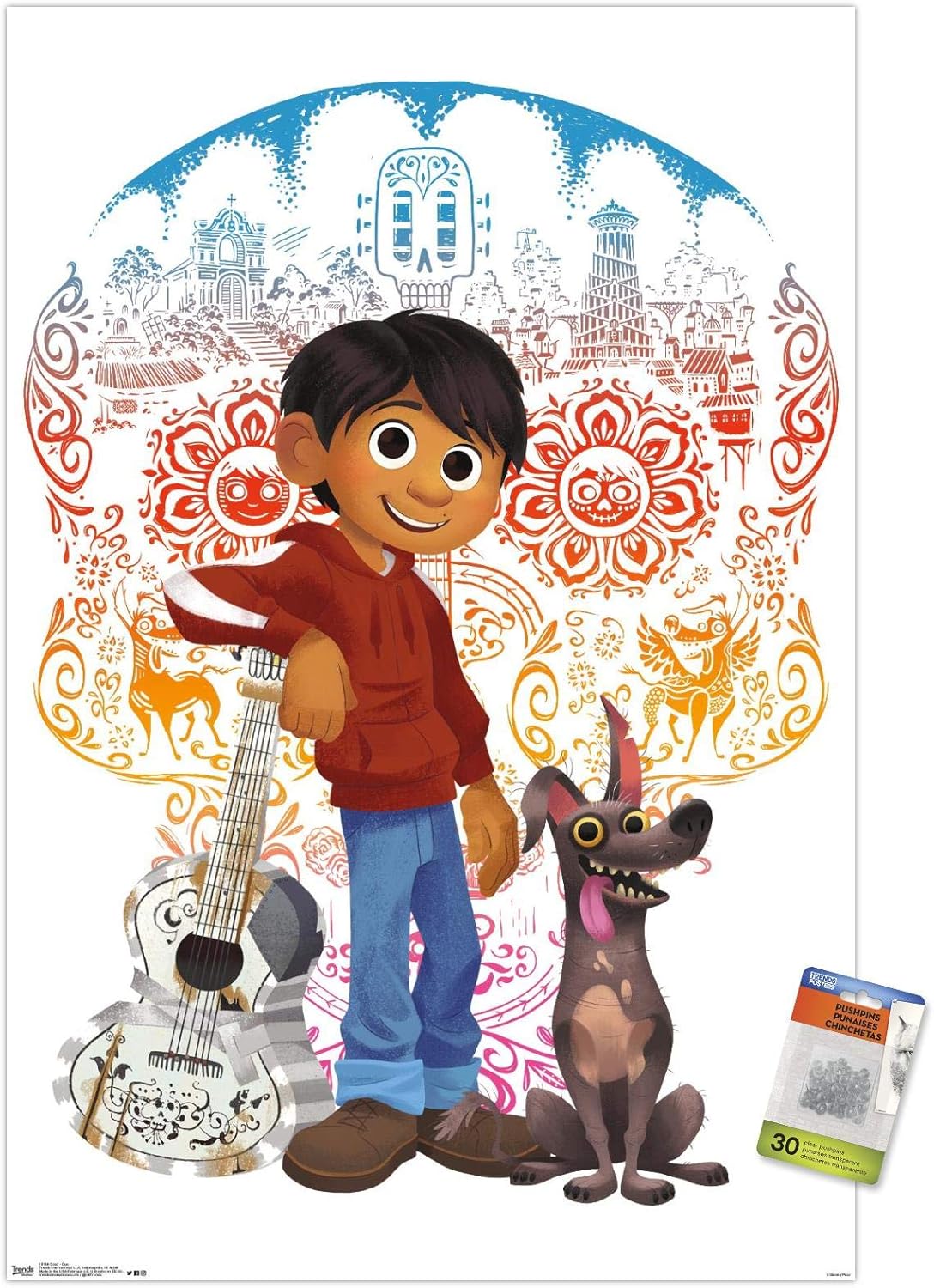 Amazon.com: Disney Pixar Coco - Duo Wall Poster with Push Pins : Office ...