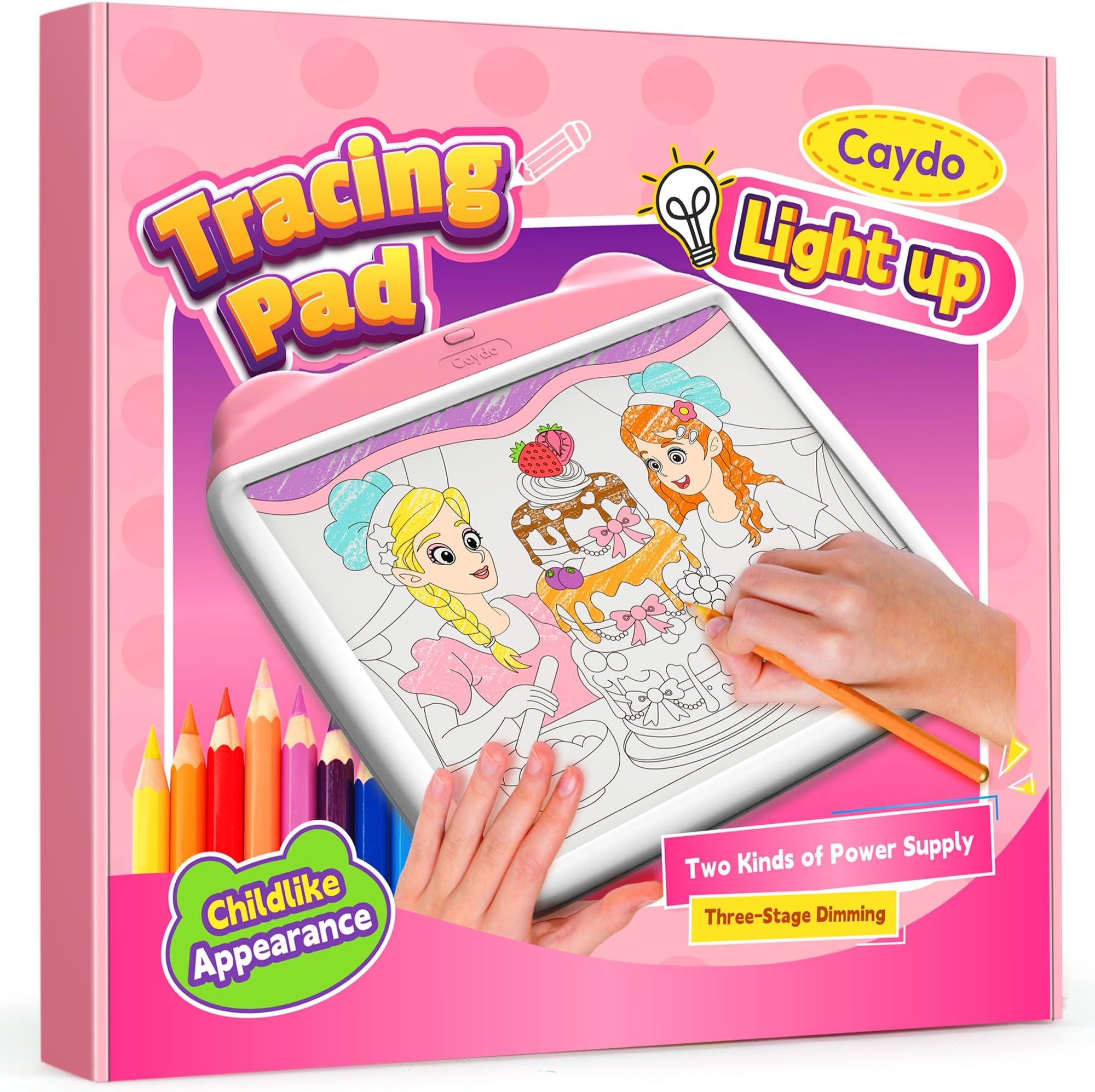 Amazon.com: Crayola Light Up Tracing Pad - Teal, Kids Light Board For ...
