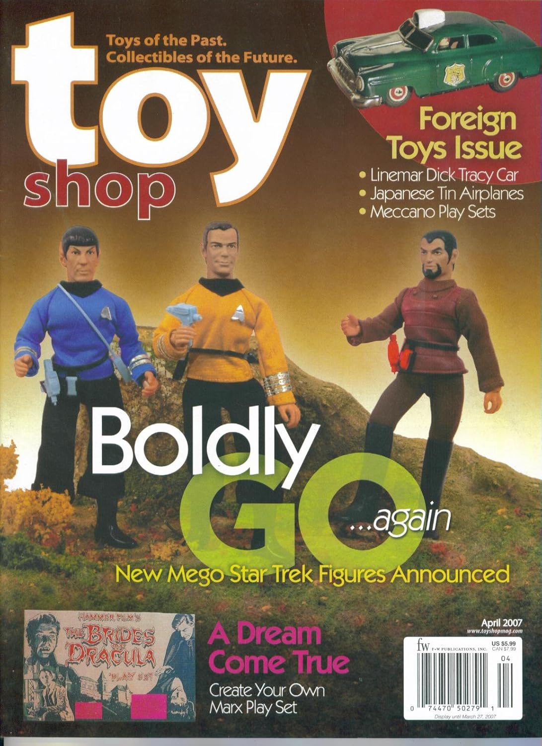 Toy Shop Magazine #393 : Boldly Go Again - New Mego Star Trek Figures ...