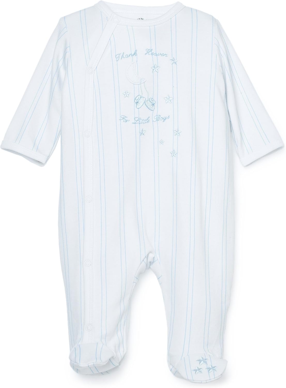 Amazon.com: Little Me Moon Layette White/Blue, 3 Months: Infant And ...