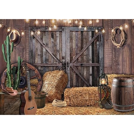 Amazon.com : Alltten 10x8ft Western Cowboy Backdrop Western Party ...