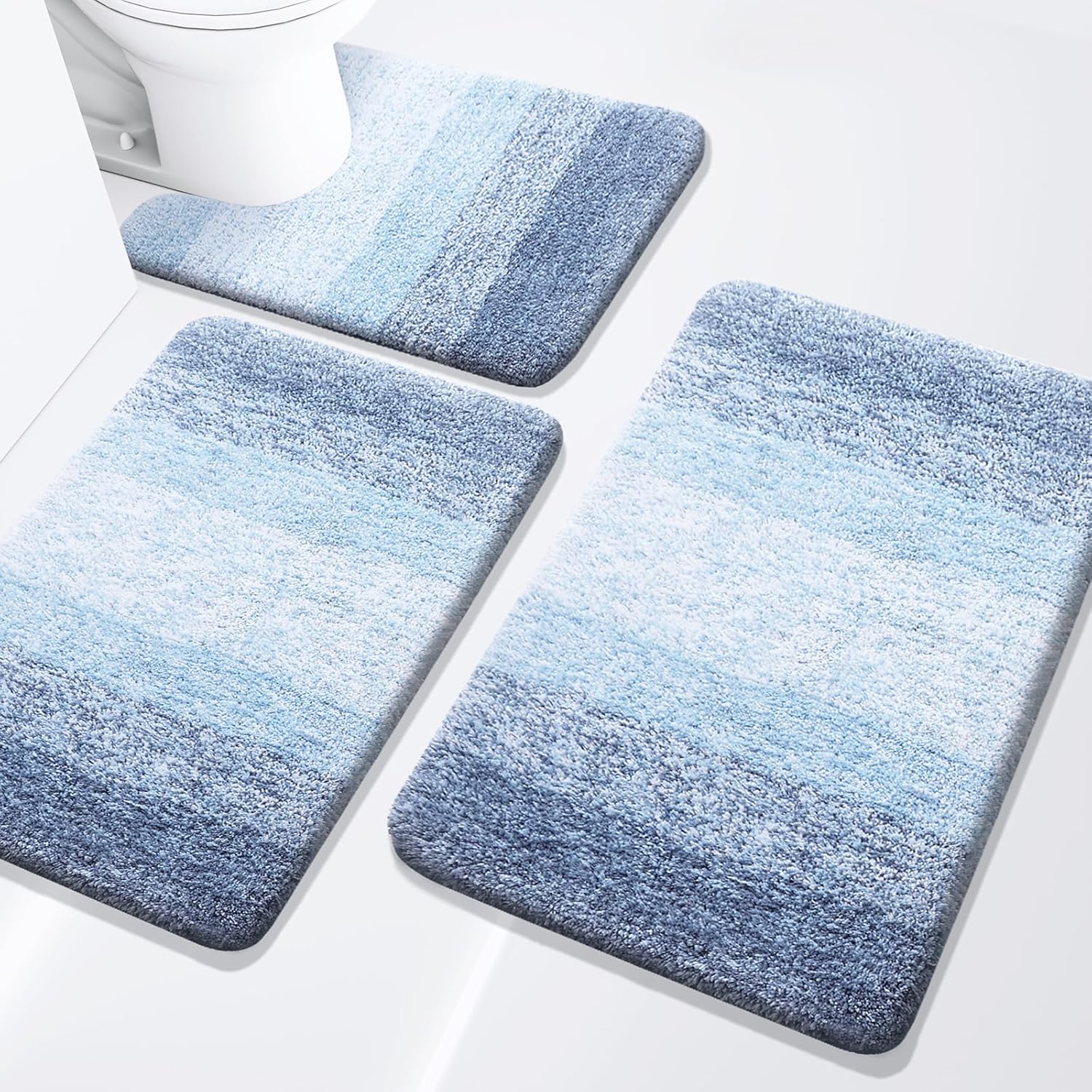 Amazon.com: Arotive Bathroom Rugs Set 3 Piece, Extra Soft and Absorbent ...