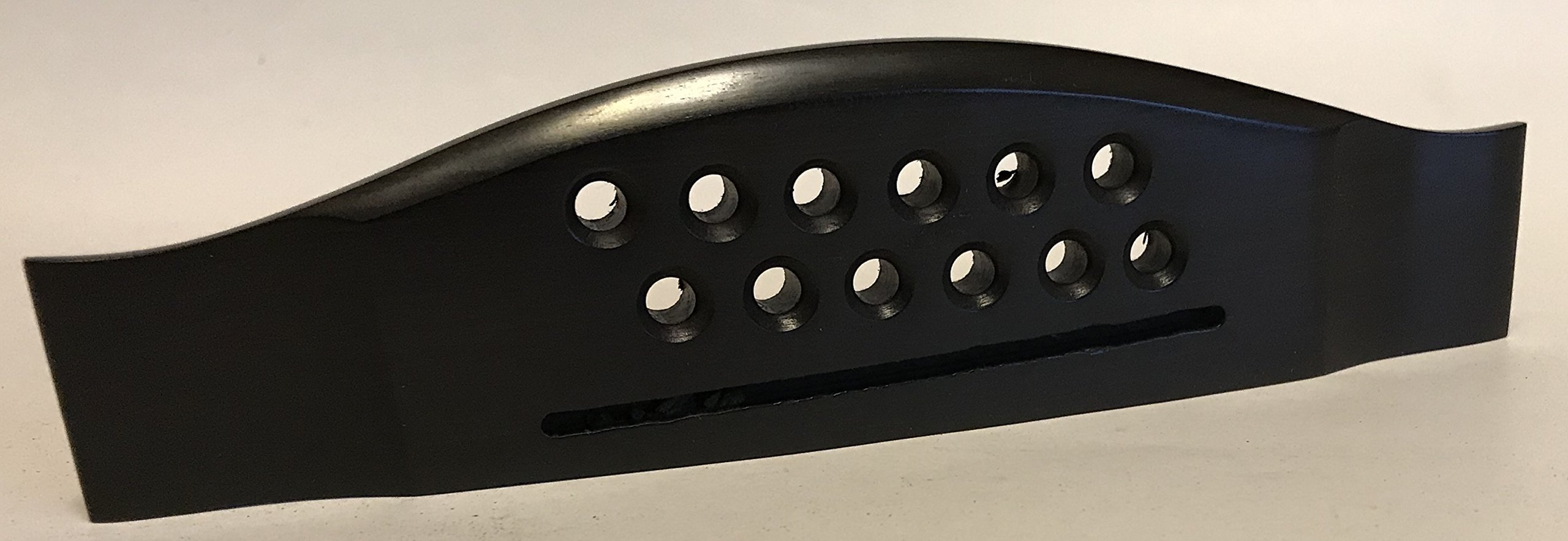 Amazon.com: Globalwoods 12 String Acoustic Guitar Ebony Bridge For ...