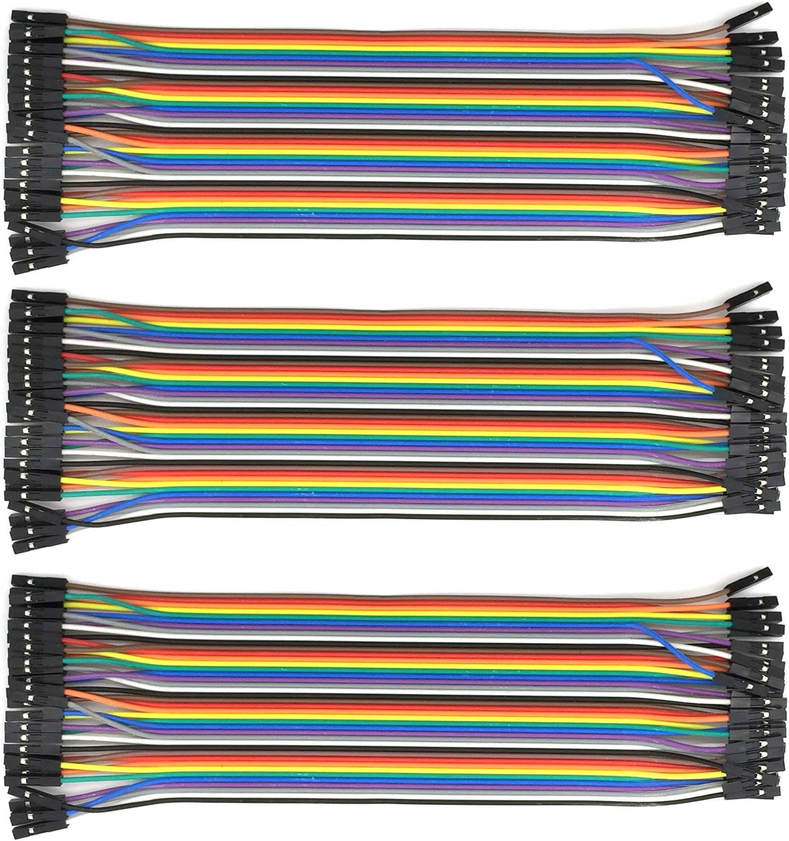 AptoFun 3 pcs Female-Female Jumper Cables/Jumpers/wire Jumpers pour ...