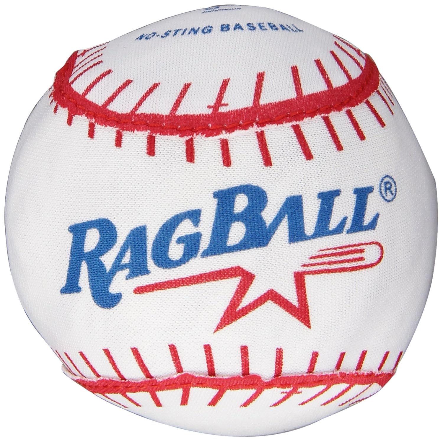 Sportime Ragball with Polyester Cover Baseball, White, 9" Dia.: Science ...