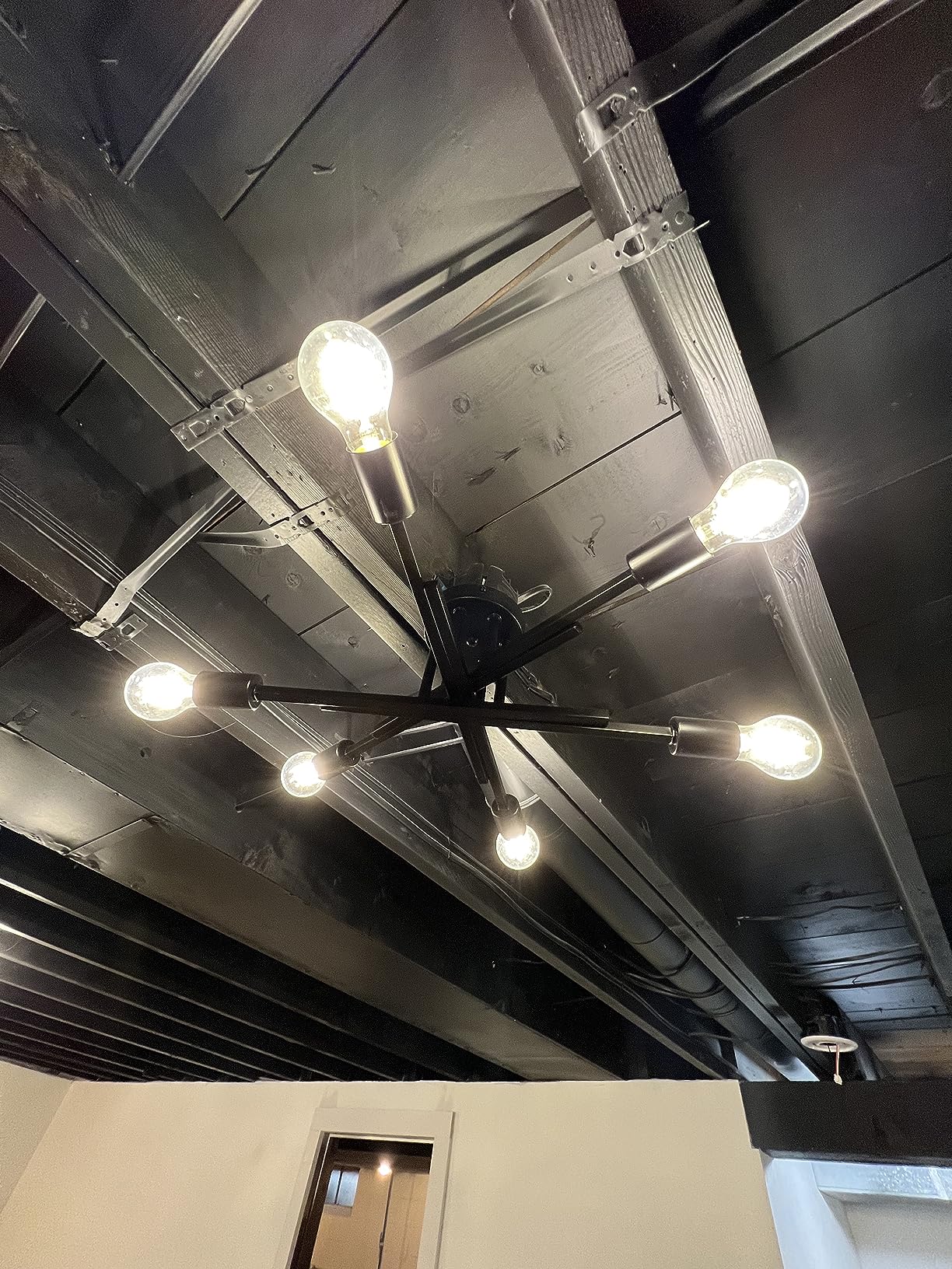 $9/mo - Finance SunRider Industrial Semi Flush Mount Ceiling Light ...