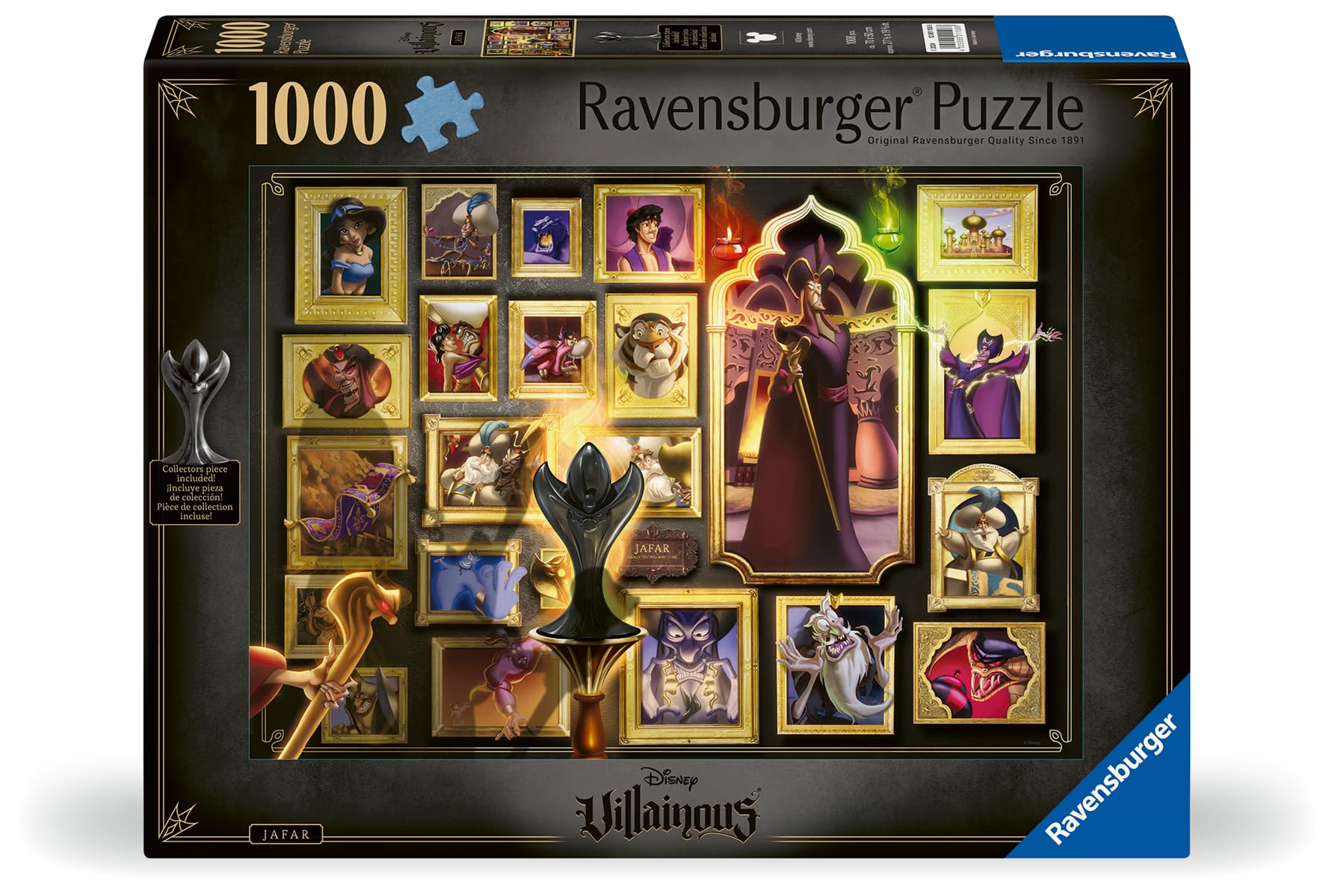 Amazon.com: Ravensburger Disney Villainous: Jafar and Figurine 1000 ...
