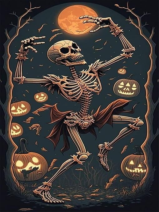 Amazon.com: BXXRBX Halloween Diamond Art Kits for Adults- Skull Diamond ...