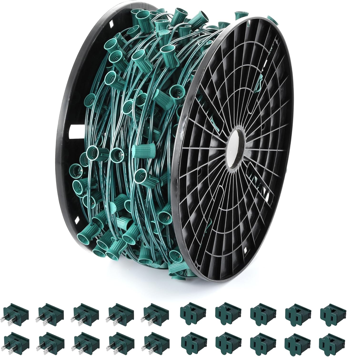 Amazon.com: Ultimate Unicorn 500 FT C9 Light Socket Set Spool ...