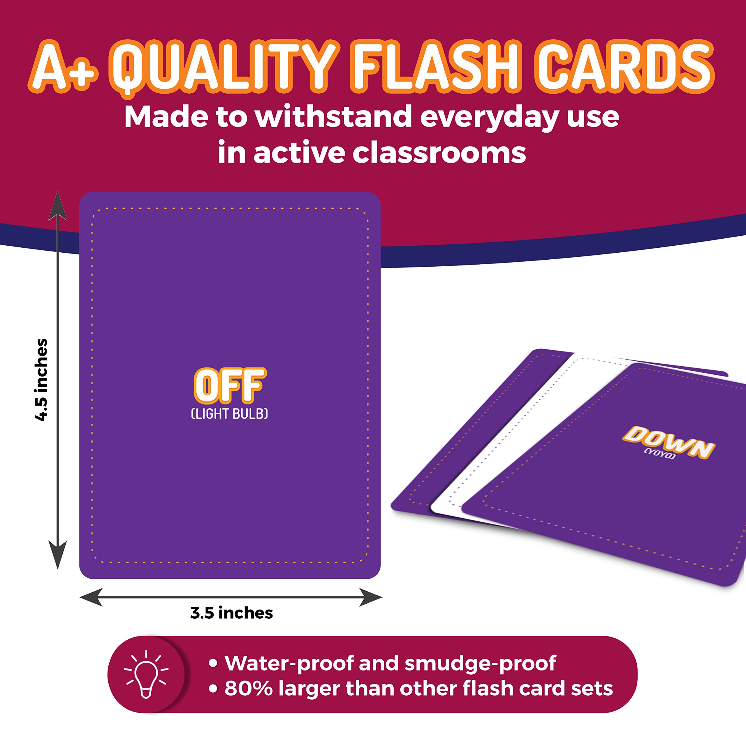 Buy Opposite and Go Together Cards 2-in-1 Bundle – Thick and Durable ...