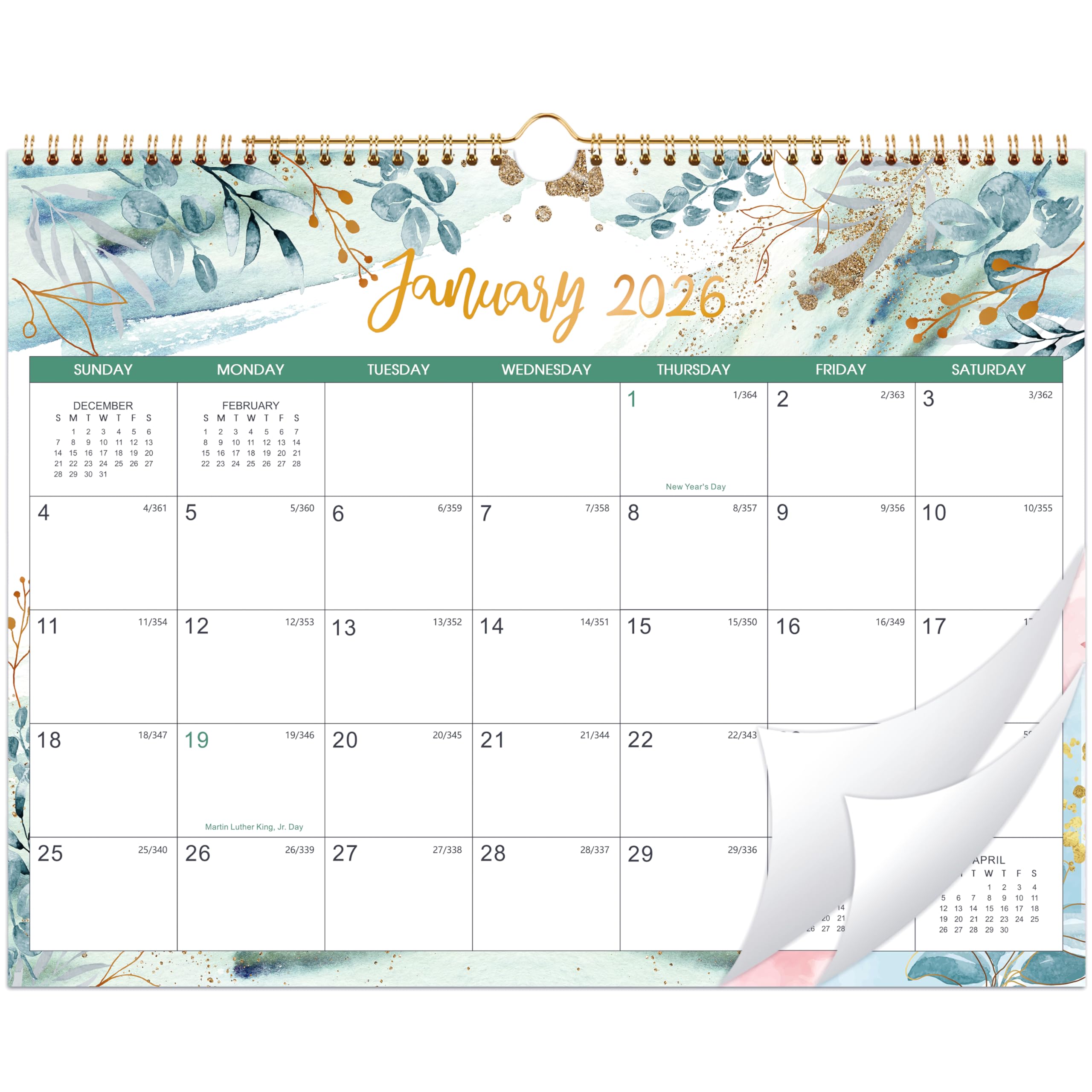 Snapklik.com : 2026 Calendar - Wall Calendar 2026 From January 2026 To ...
