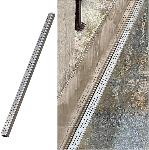 Narrow Drainage Channel System Kit for Outdoor Use - 1.5m (4.9ft) Slim ...