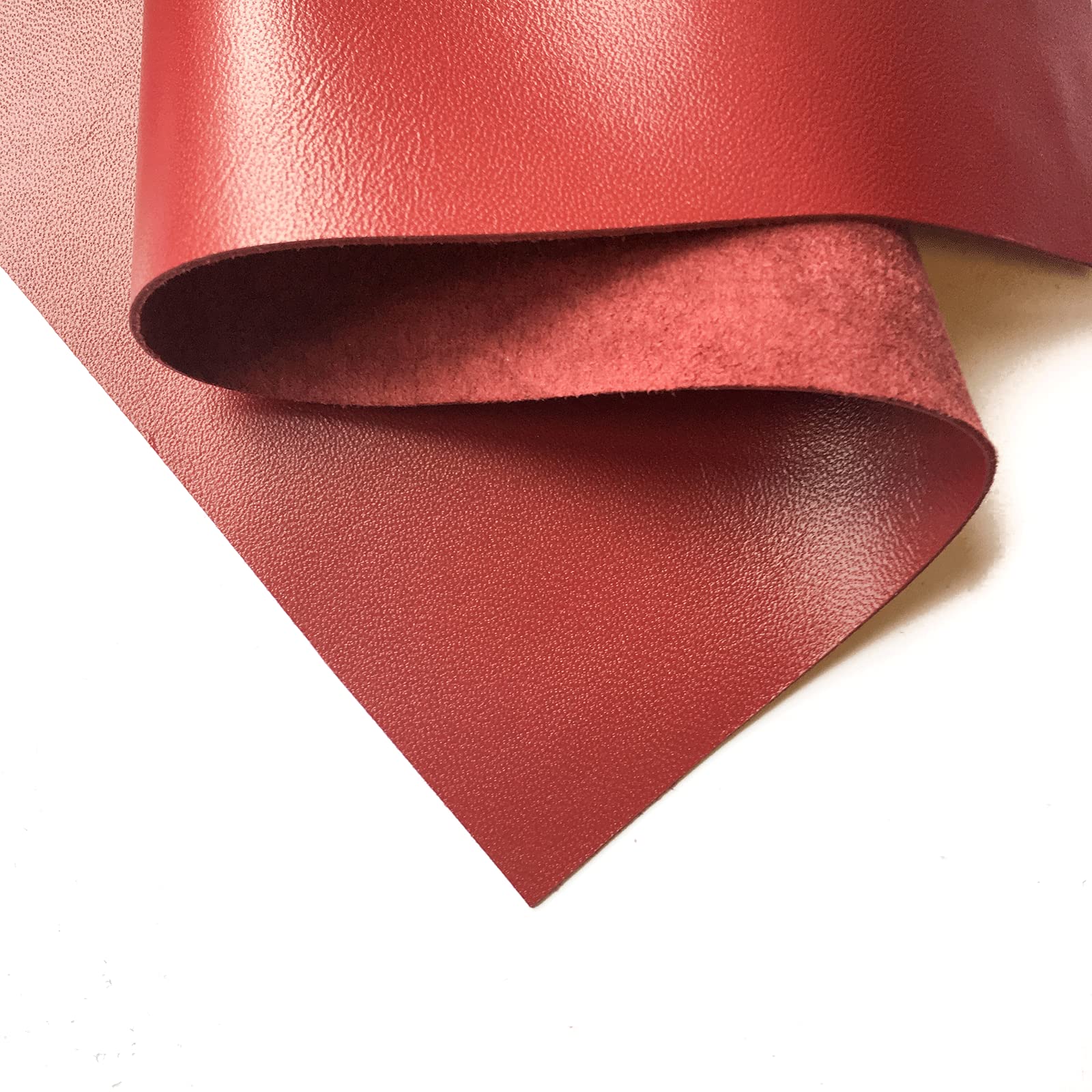 Amazon.com: REAL Red Leather Material Sheet: Genuine Red Lambskin ...