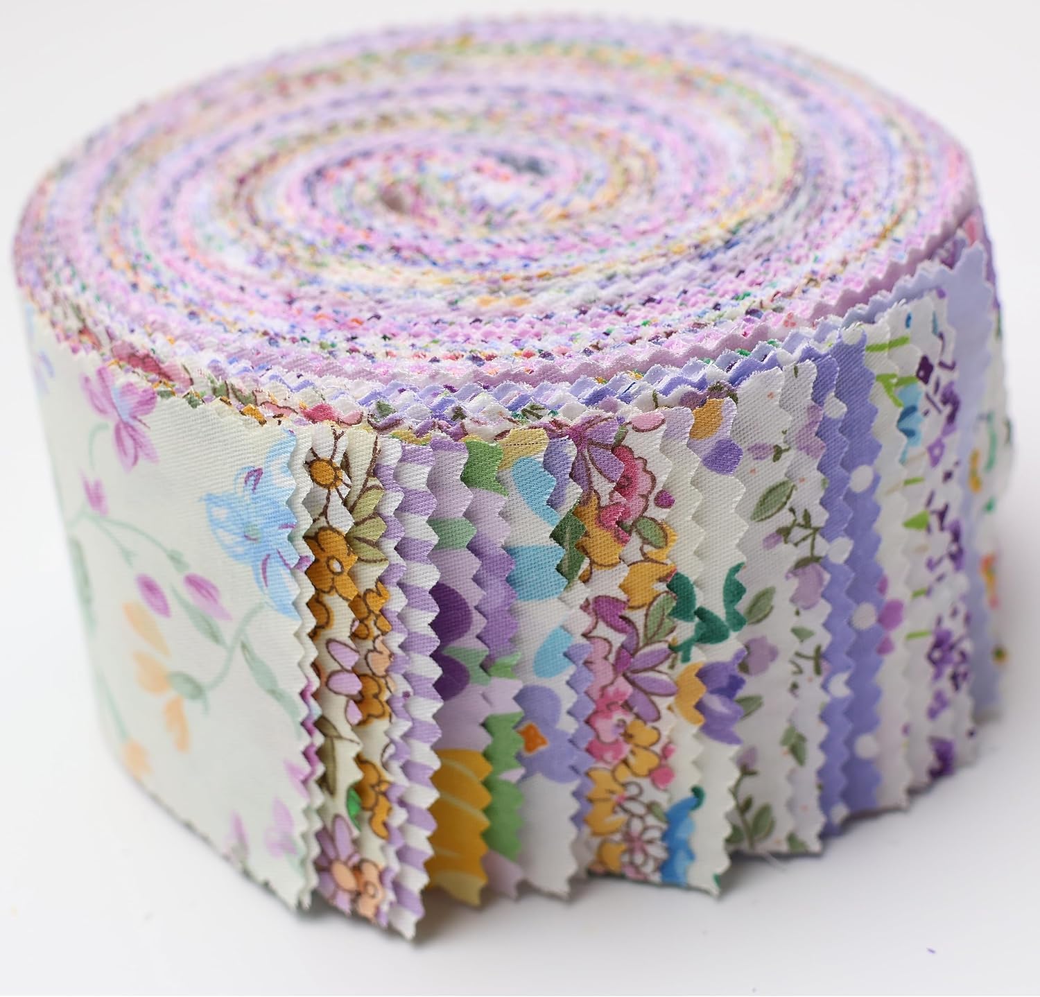 2.5 inch Jelly Rolls Fabric Strips for Quilting, Precuts Jelly Roll ...
