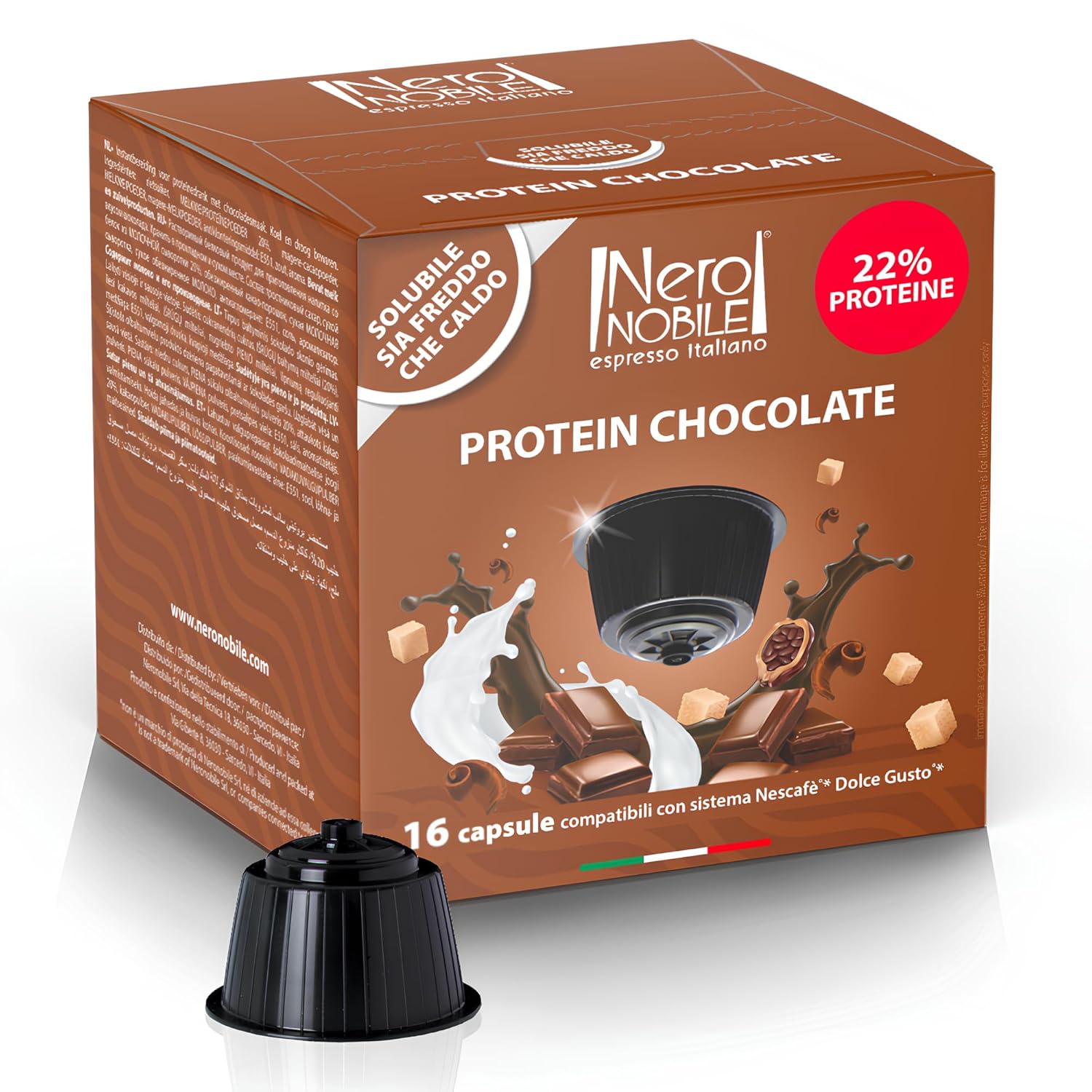 Amazon.com: Nero Nobile Protein Chocolate Capsules, Compatible with ...