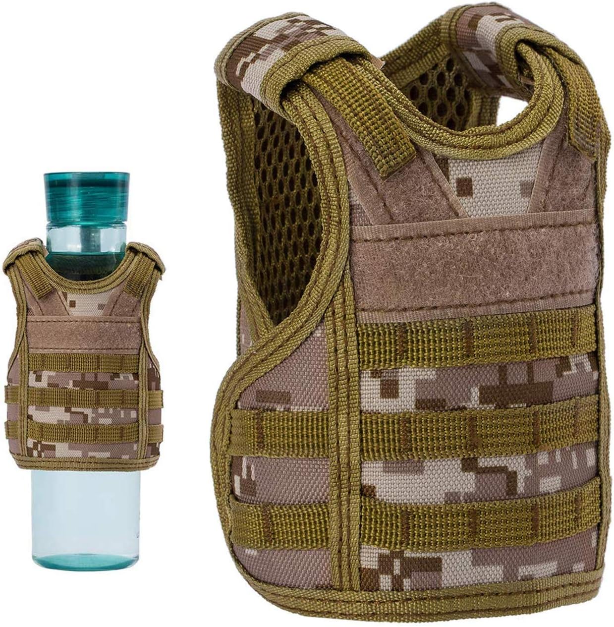 Milla Sports Beer Vests Beverage Cooler Tactical Mini Molle Adjustable ...