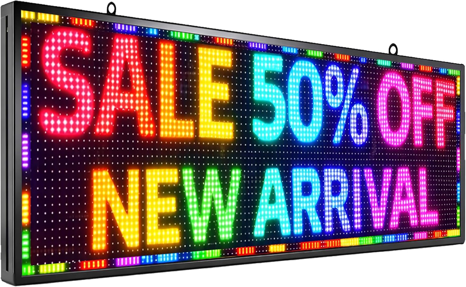 Amazon.com : P10 LED Sign 39"x14" Outdoor Waterproof LED Display, High ...