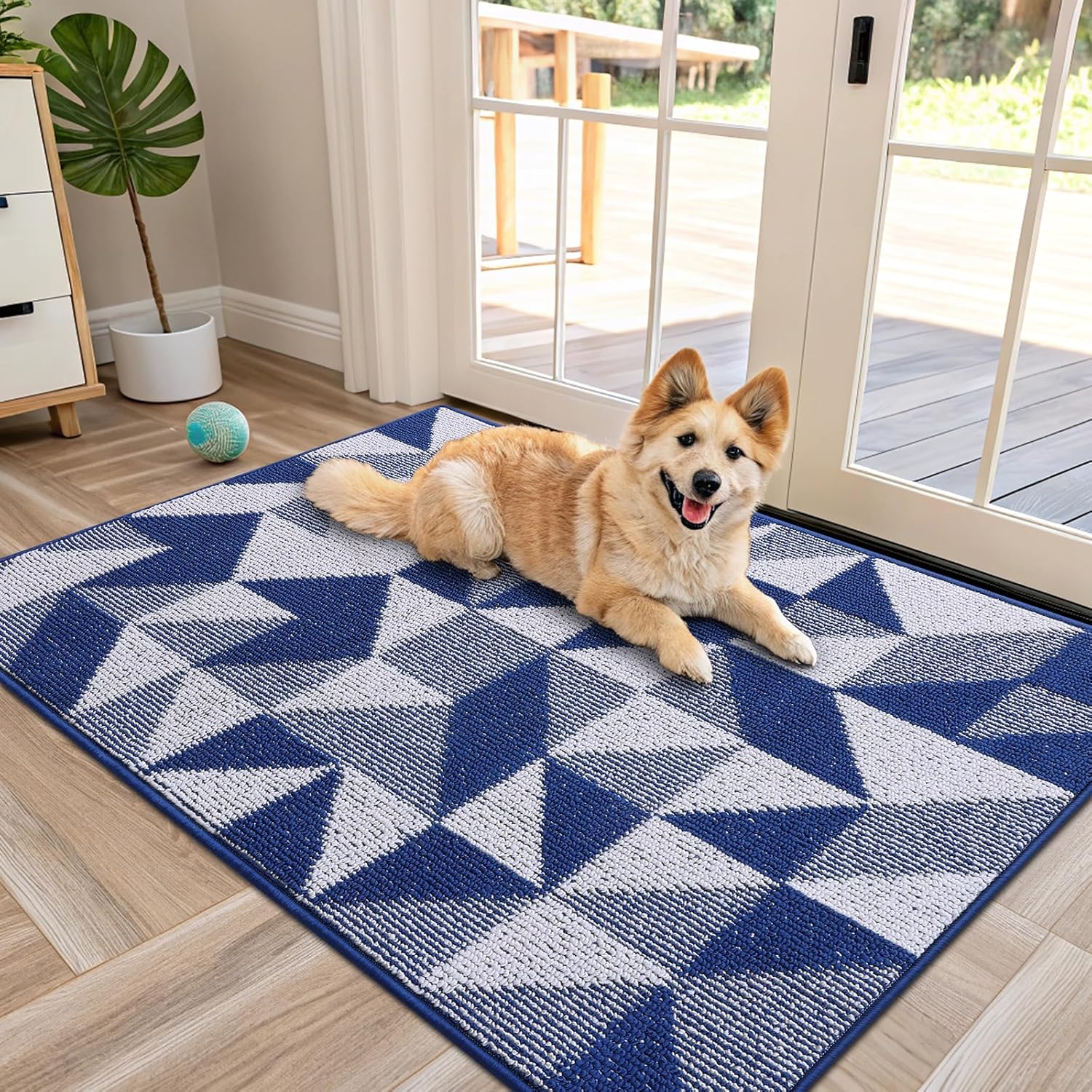 Amazon.com: OLANLY Large Door Mat Indoor Entrance Washable 48x32, Odor ...