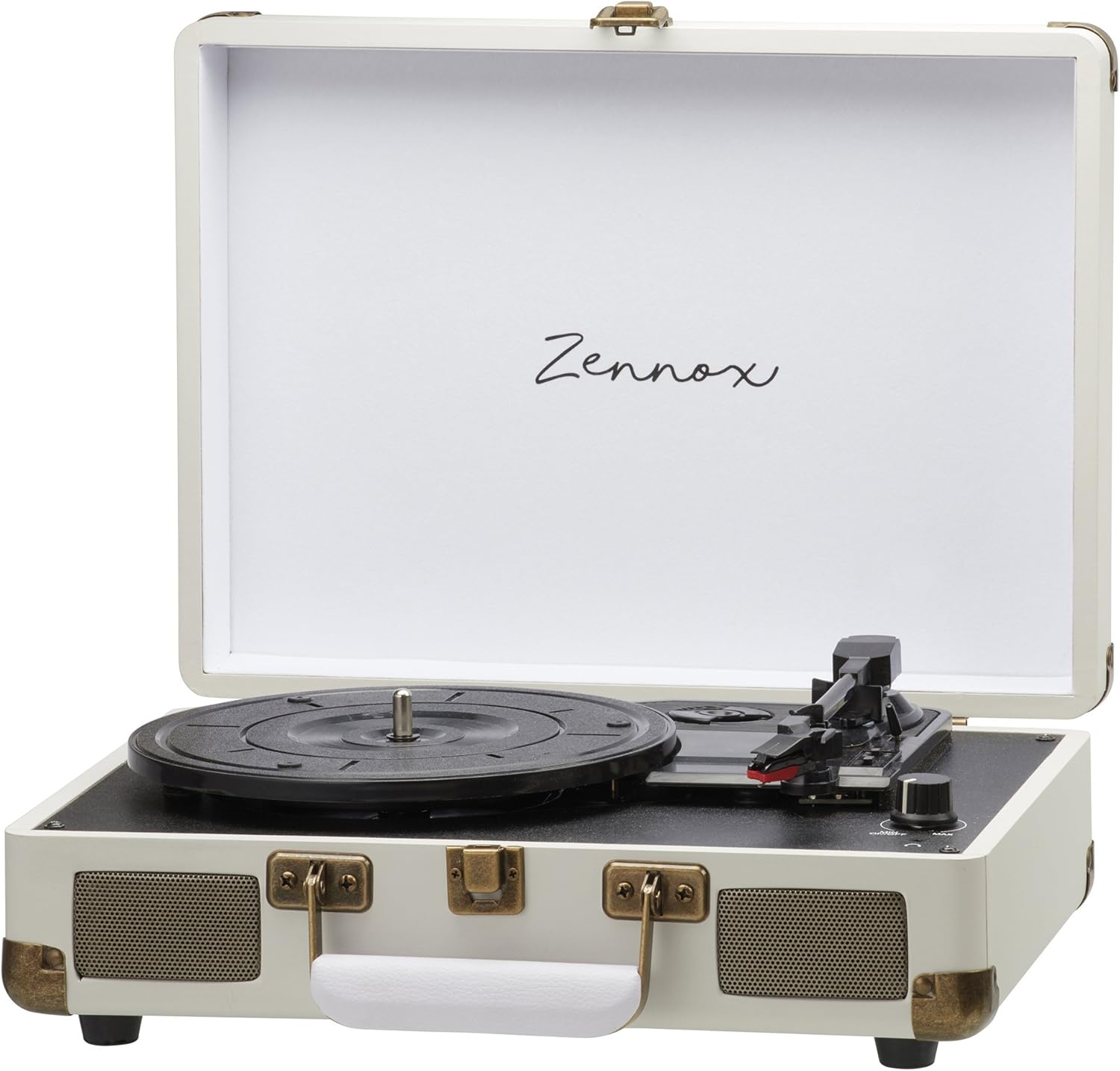 Briefcase Record Player Vinyl Turntable, Retro Style Portable Deck with ...
