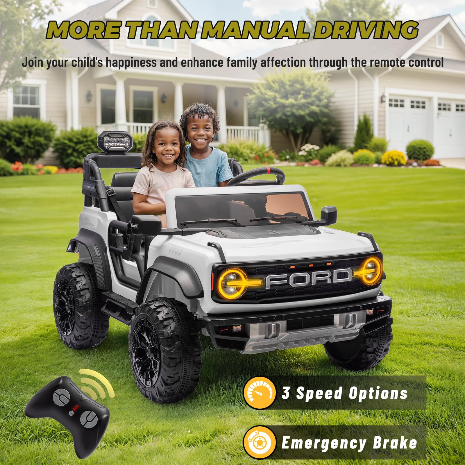 Snapklik.com : ENYOPRO 24V Ride On Toys For Big Kids, Licensed Ford ...