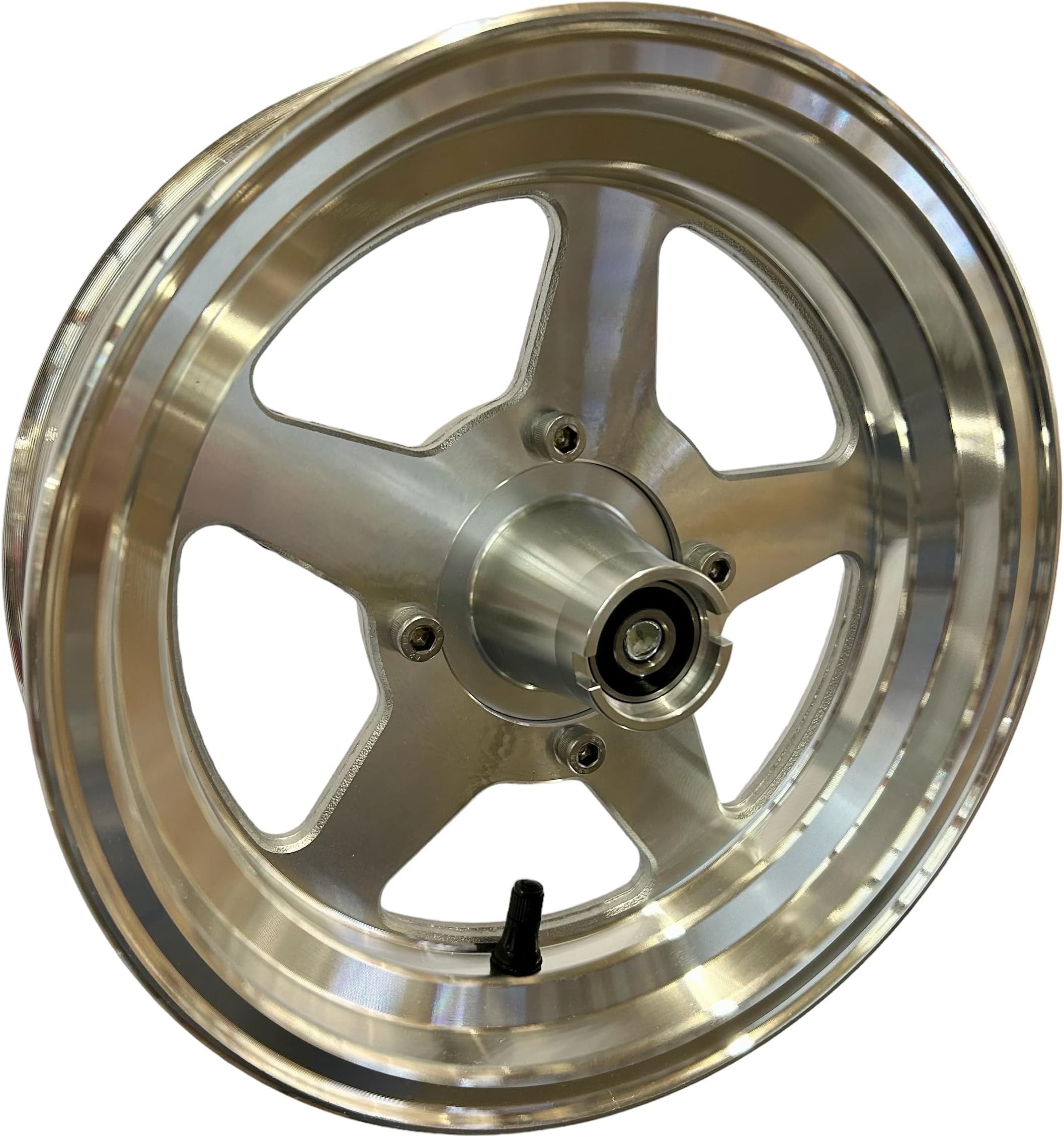 Amazon.com: 10 Inch Aluminum Mini Bike Wheel. Machined. : Sports & Outdoors