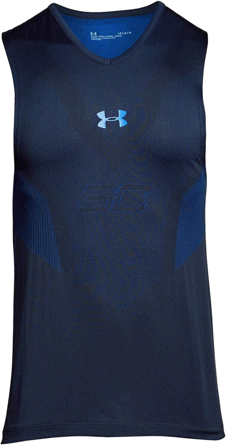 Amazon.com: Under Armour Men's SC30 Baselayer Tank, Royal (400)/Royal ...