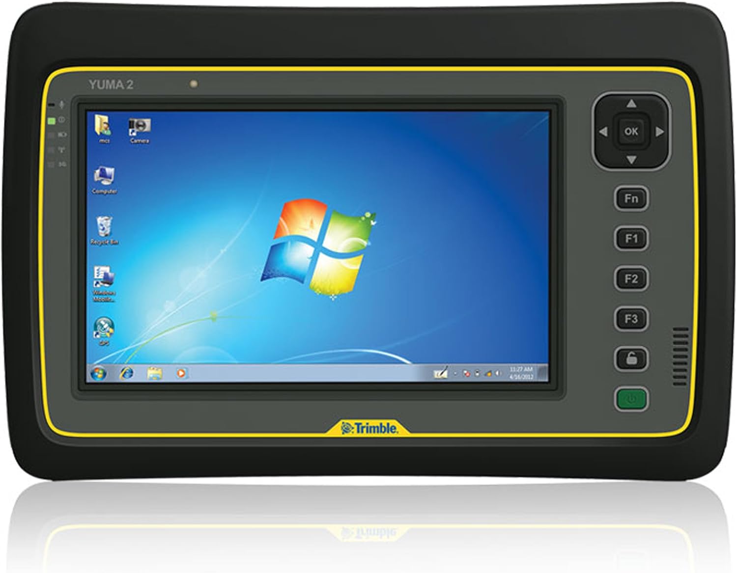Trimble Yuma 2 Mobile Computer/Yellow/Win 7/7" Touch Display / 802.11b ...