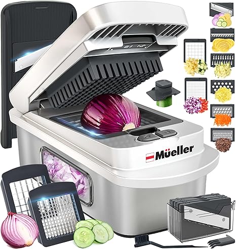 Amazon.com: Mueller Pro-Series 10-in-1, 8 Blade Stainless Steel Multi ...
