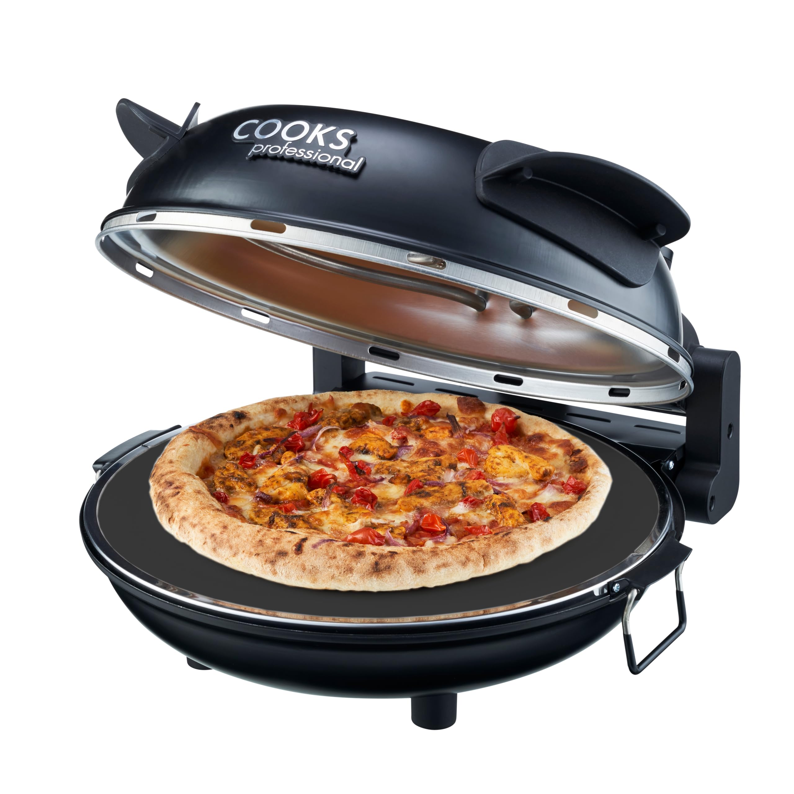 Cooks Professional Electric Pizza Oven | Pizza Oven with Stone Base ...