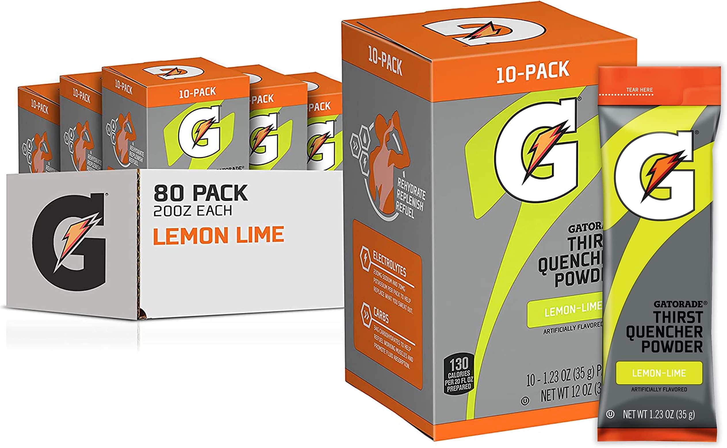 Amazon.com: Gatorade Hydration Booster Electrolyte Drink Mix Powder ...