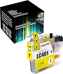 Amazon.com: Green Toner Supply (1 x Yellow) LC401 Compatible LC401XL ...