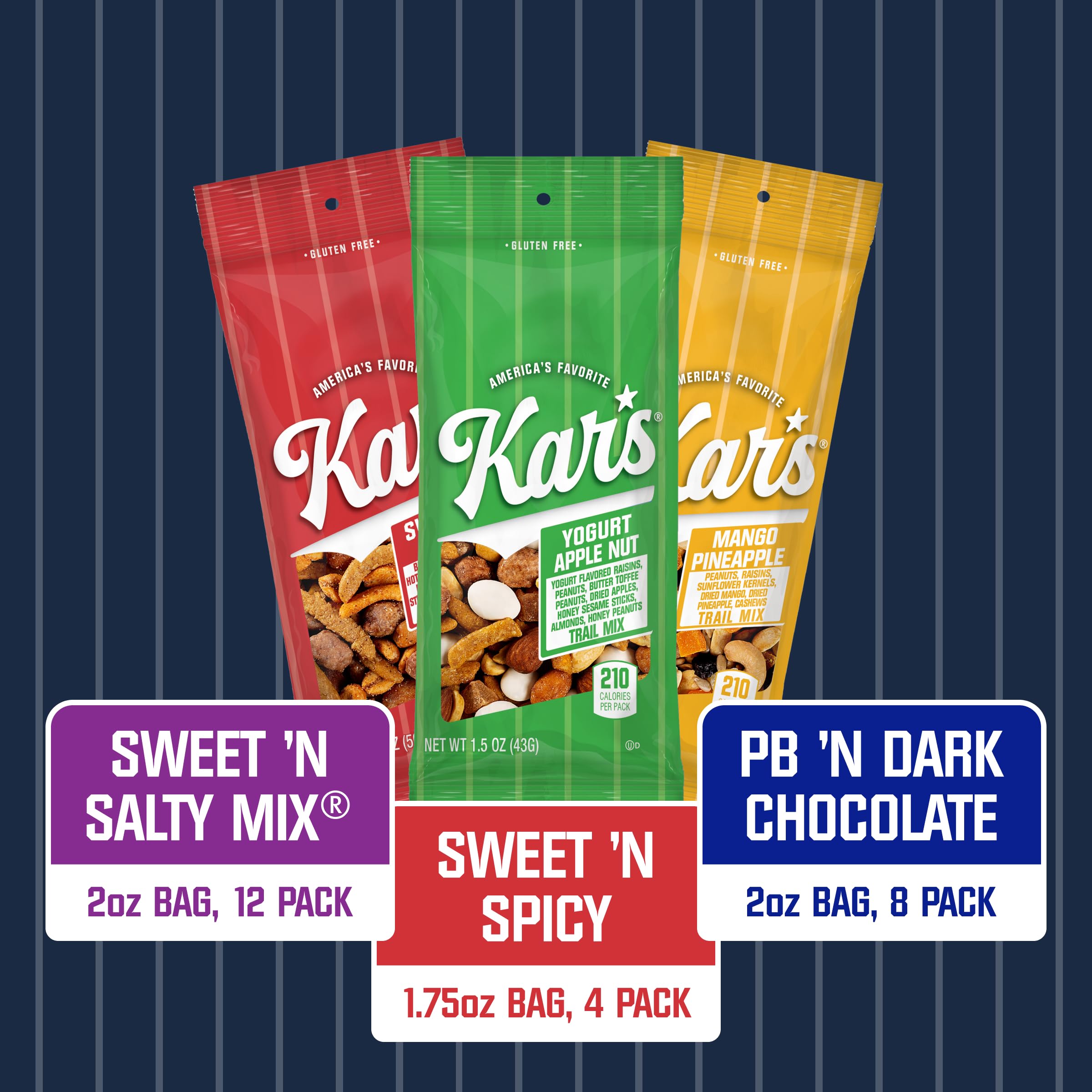 Snapklik.com : Kars Nuts Sweet N Salty Trail Mix Variety Pack, Pack Of ...
